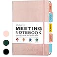 Amazon.com : JUBTIC Meeting Notebook for Work with Action Items ...