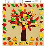Supla Fall Tree of Thanks Craft Kit Felt Fall Tree Board with 52 pcs ...