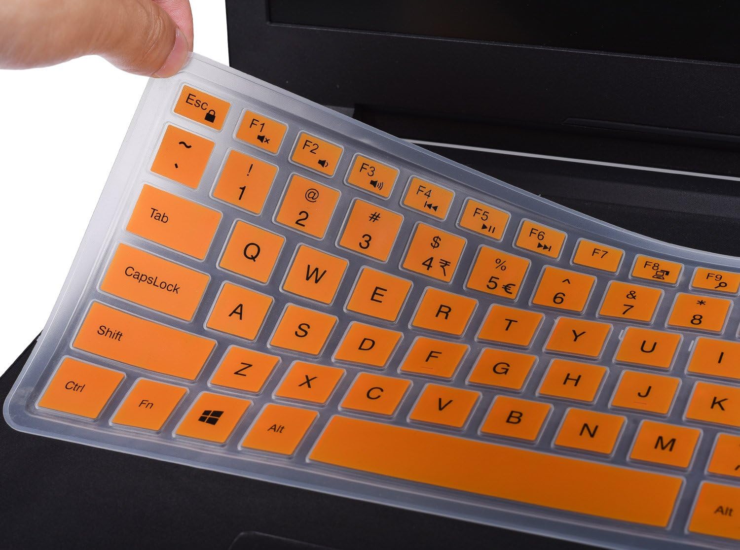 CaseBuy Soft Silicone Keyboard Cover Protector Skin for Dell Inspiron ...