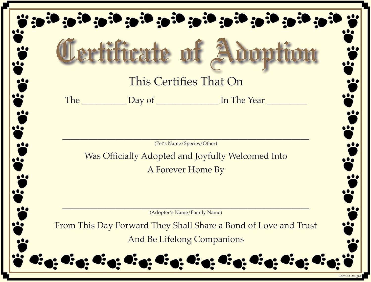 Pet Adoption Papers Anna Blog