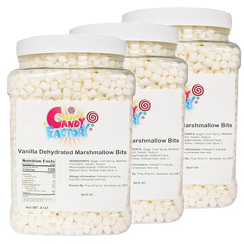 Sarah's Candy Factory Vanilla Mini Dehydrated Marshmallow Bits in Jar ...