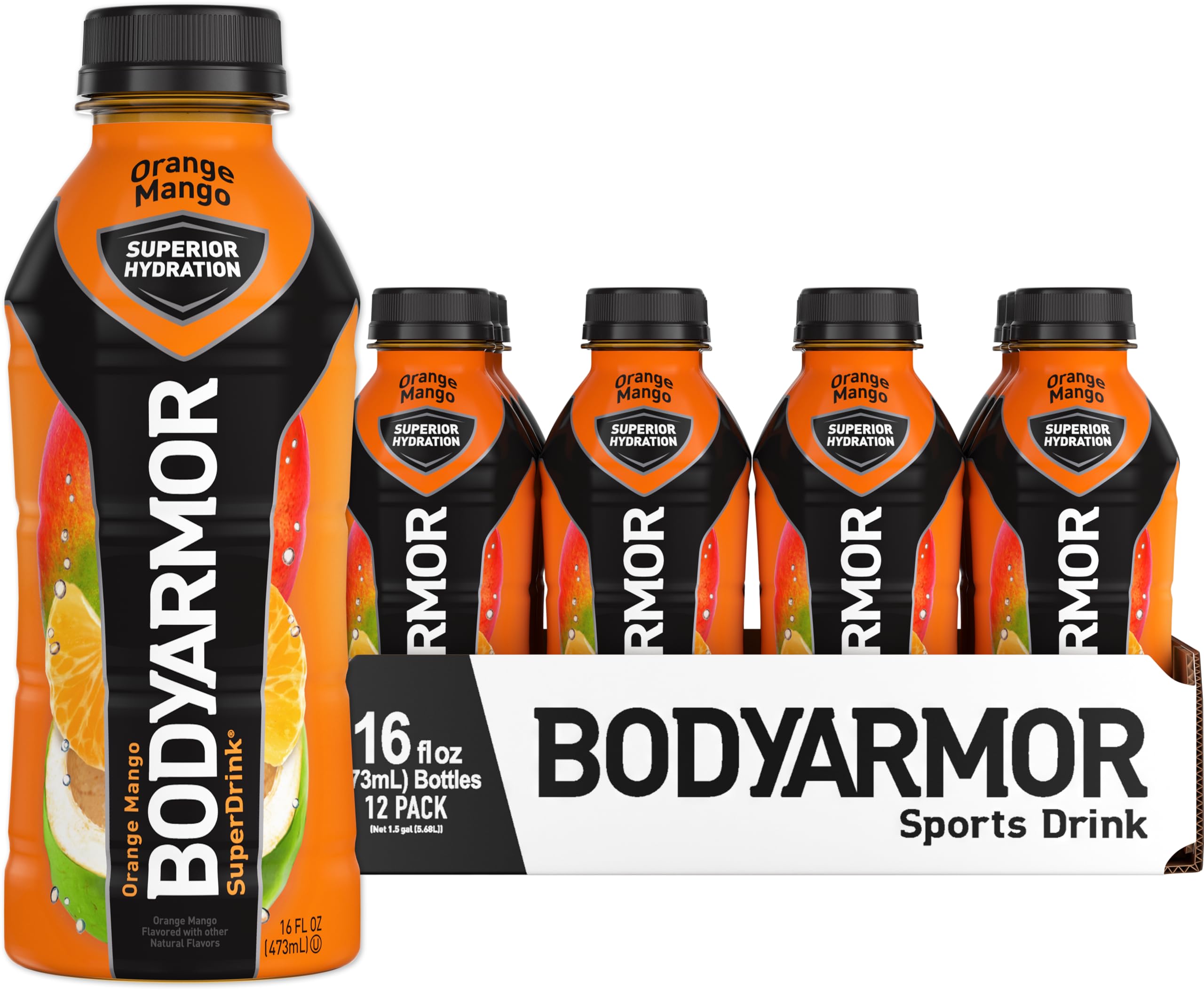 BODYARMOR Sports Drink Sports Beverage, Orange Mango, Natural Flavors ...