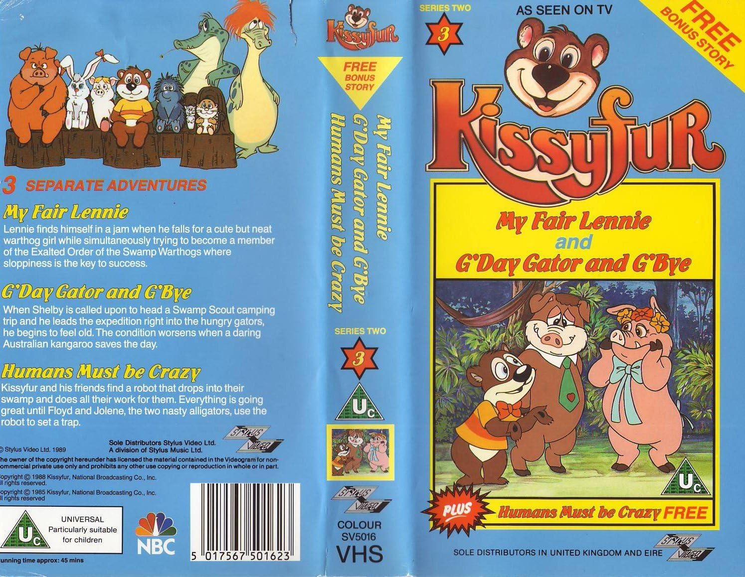 Kissyfur:My Fair Lennie and G'Day Gator and G'Bye: Amazon.co.uk: Video