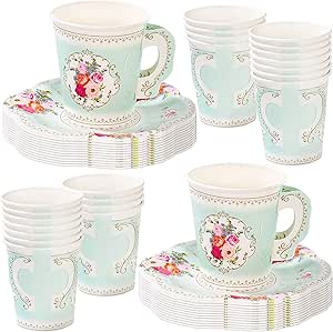 Amazon.com: Talking Tables TS6-CUPSET Disposable Truly Scrumptious ...