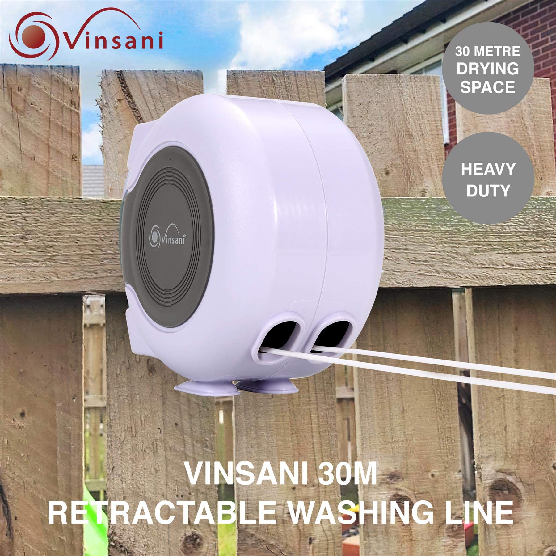 Mua Vinsani 30 metre Retractable Reel Clothes lines Washing Line with ...