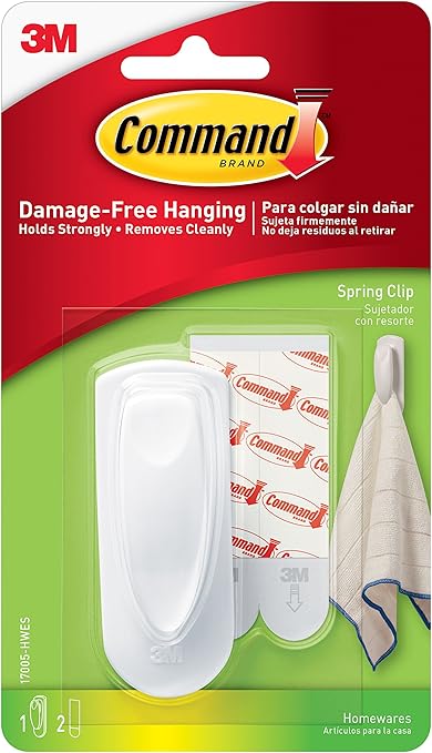 Amazon.com: Command Spring Clip, Medium, 1-Clip, 4-Pack (4-Clips Total ...