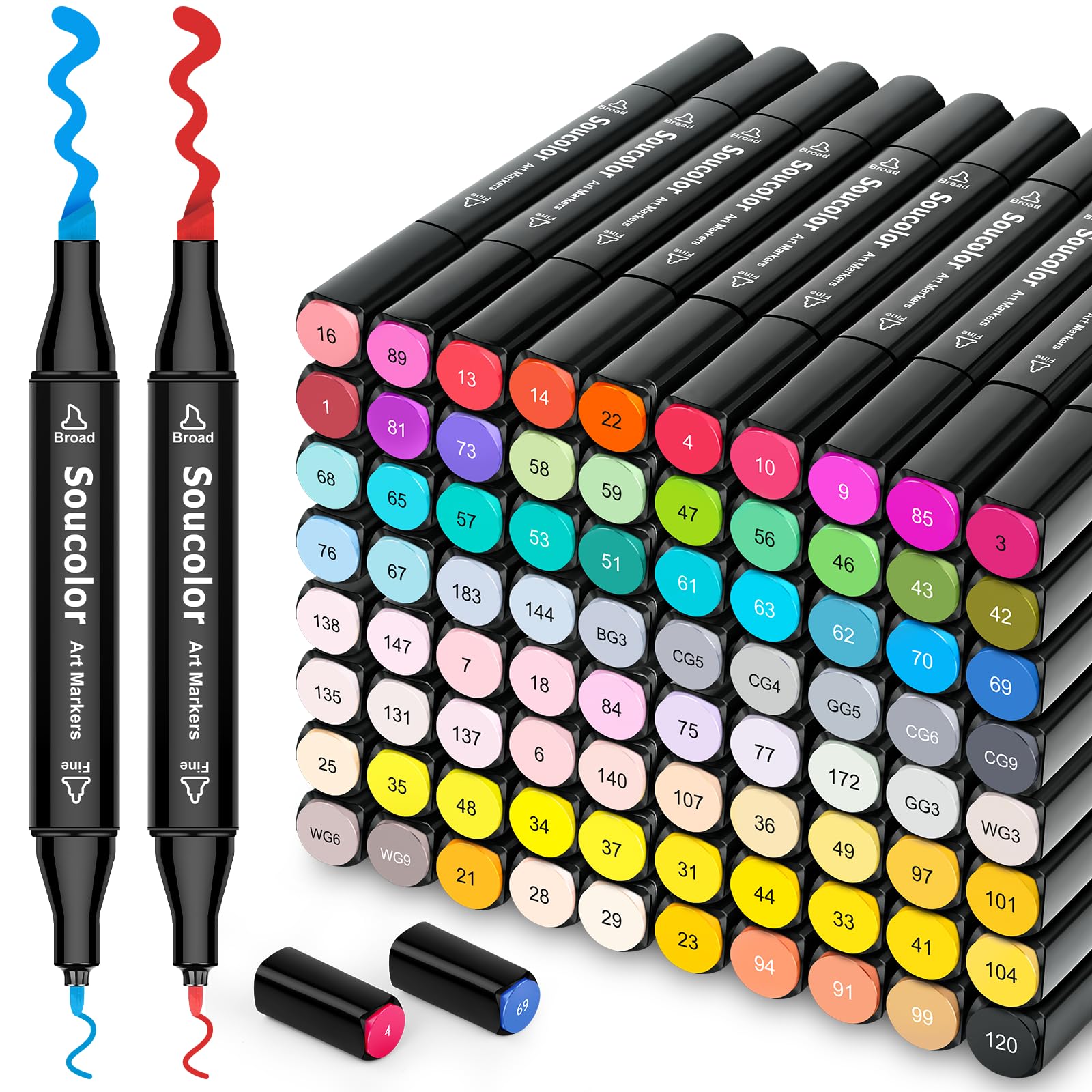 Mua Alcohol Markers 80 Colors, Professional Permanent Art Markers, Dual ...