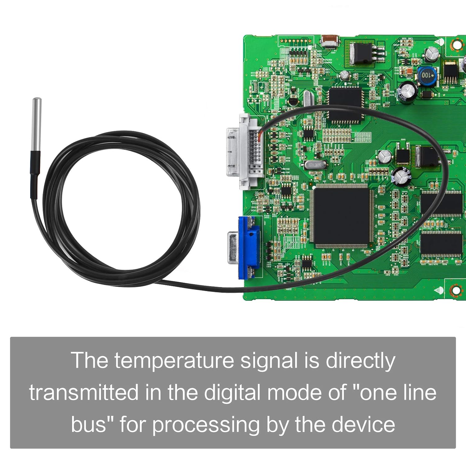 Temperature Sensor DS18B20 3 PCS Waterproof Temperature Probe with ...