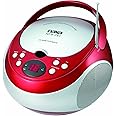 Amazon.com: NAXA Electronics NPB-251RD Portable CD Player with AM/FM ...