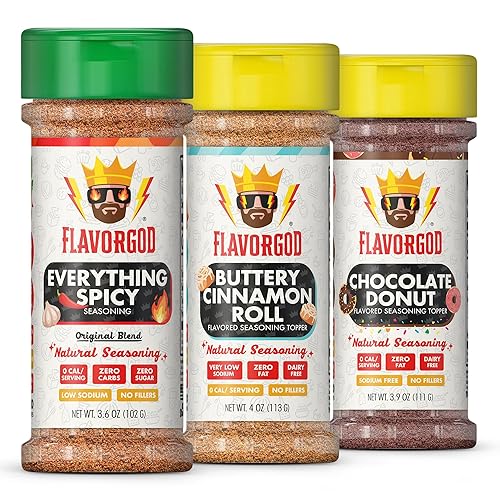 Sweet & Spicy Combo Pack of 3, Spices, Toppers and Seasoning Gift Set ...