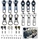 Amazon.com: Zipper Repair Kit #5 Sliders with Pull 12 Pcs,#5 Metal ...