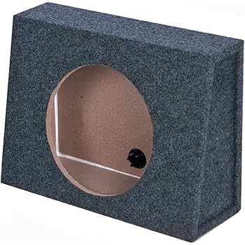 Amazon.com: Q Power 10 Inch Single Slim Truck Shallow Sealed Subwoofer ...