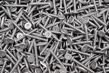 Amazon.com: (500) Combo Drive Phillips/Square 10 x 1-1/2 Pancake Head ...