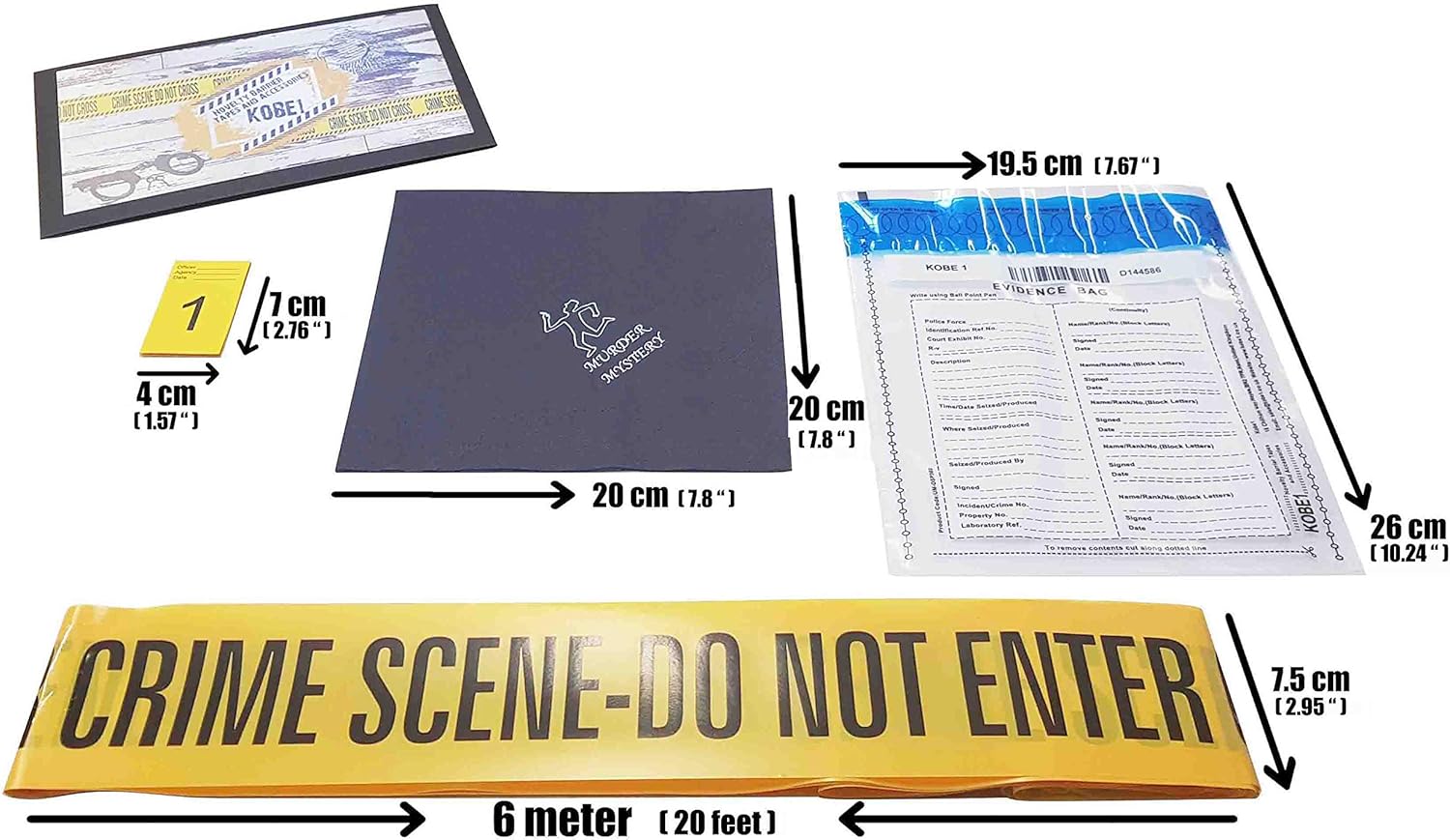 Kobe1 Crime Scene Murder Mystery Dinner Party Kit – Photo Evidence ...