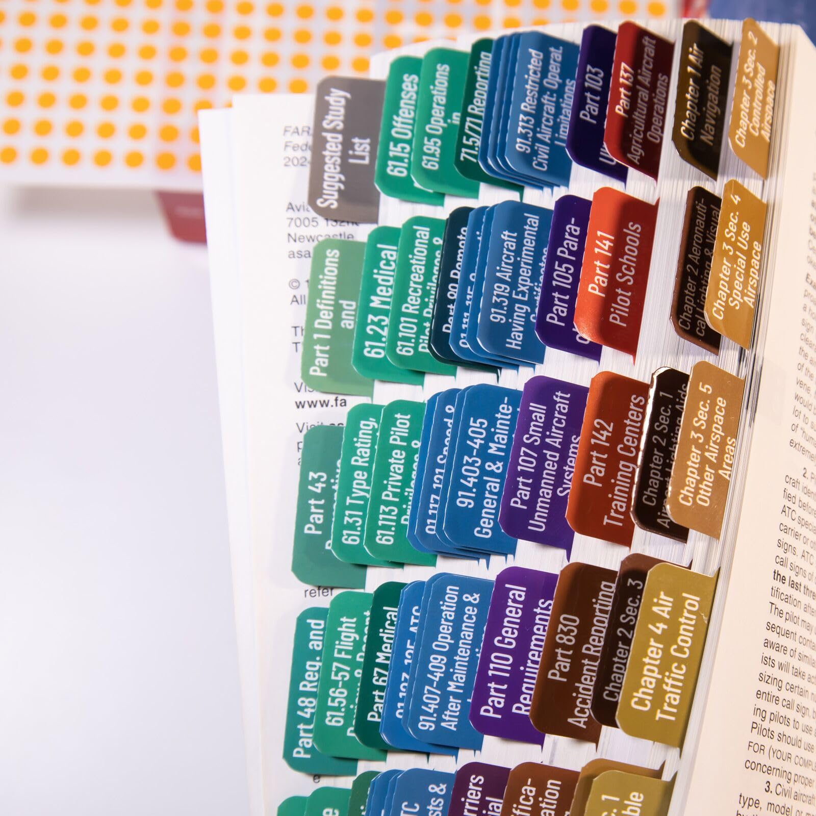Mua FAR/AIM 2024 Tabs, Color-Coded and Laminated Index Tabs for Private ...