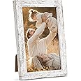 Amazon.com - TWING 4 x 6 Picture Frames, Rustic Distressed White Photo ...