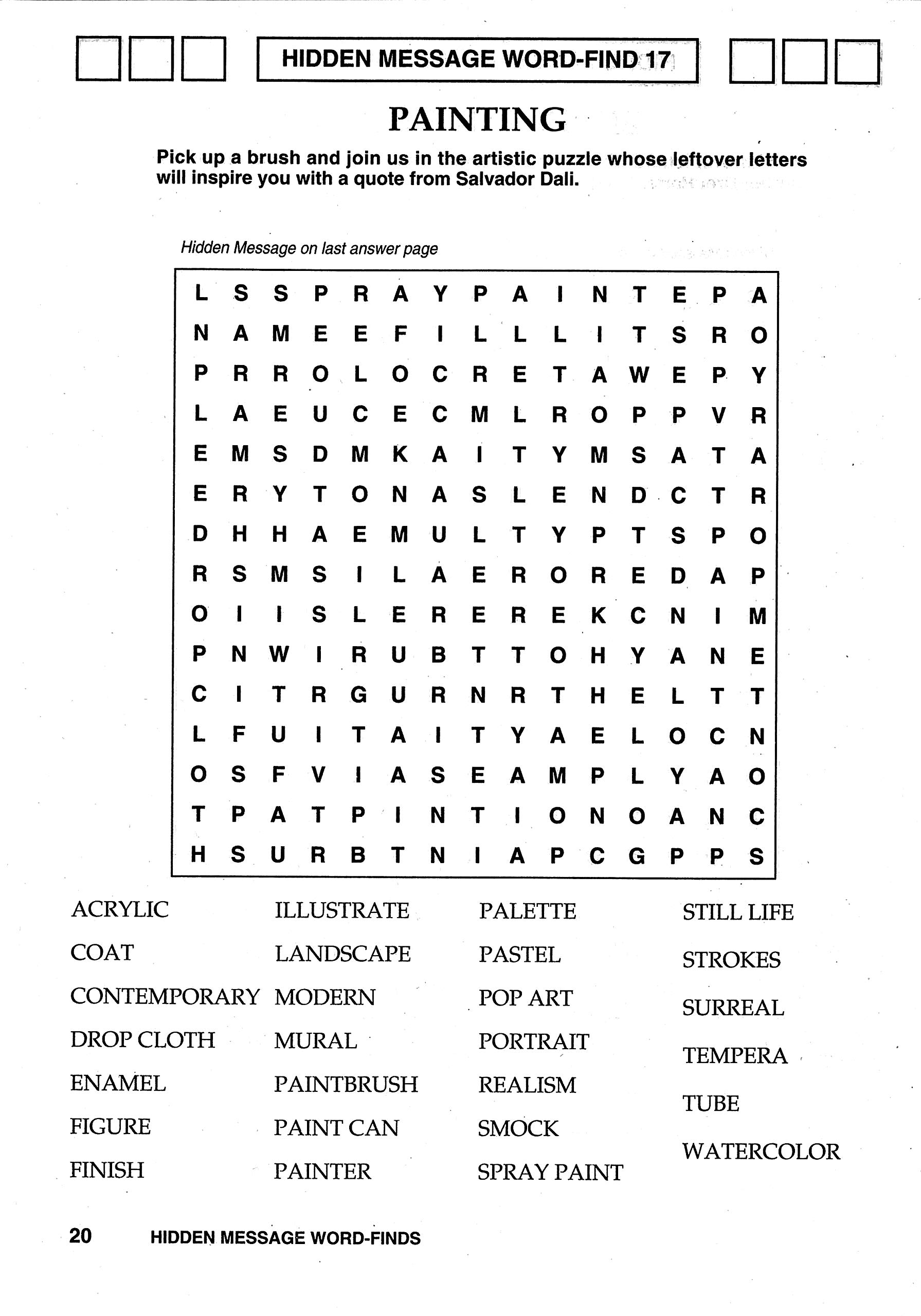 Hidden Message Word Search Puzzle Maker Vseraft