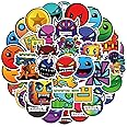 Amazon.com: 50pcs Geometry Dash Stickers Cool Classic Game Stickers for ...