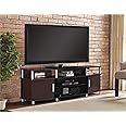 Amazon.com: Ameriwood Home Carson TV Stand for TVs up to 70", Cherry ...