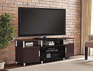 Amazon.com: Ameriwood Home Carson TV Stand for TVs up to 70", Cherry ...