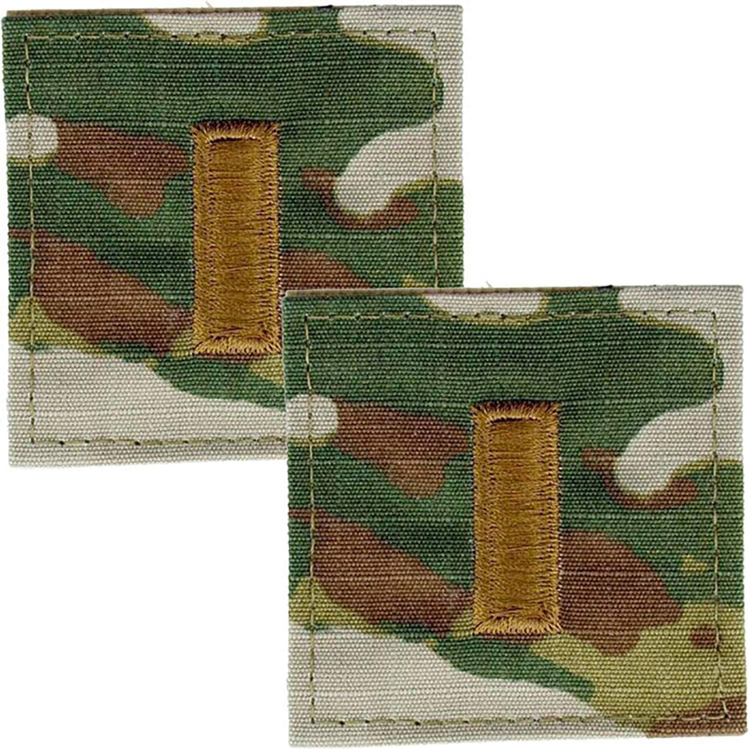 Amazon.com: Army Rank 2LT 2nd Lieutenant OCP Patch 2x2 Hook & Loop - Pair: Clothing