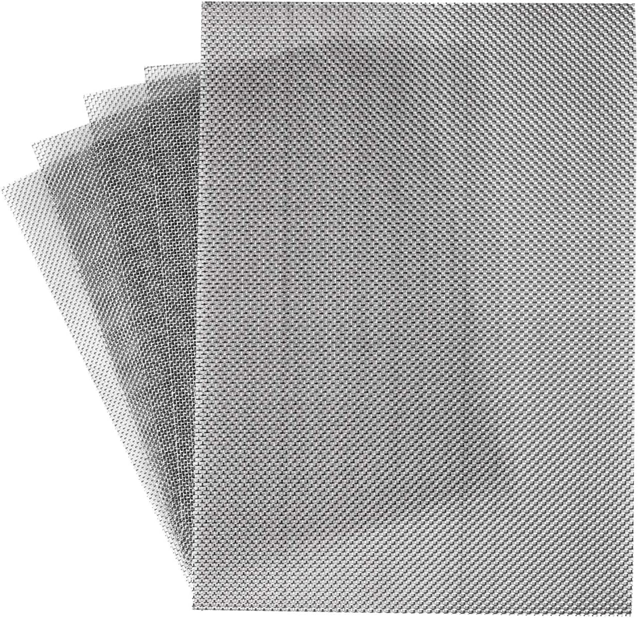 KONUNUS 5 Packs Rodent Mesh 21x15cm Stainless Steel Woven Wire Metal ...