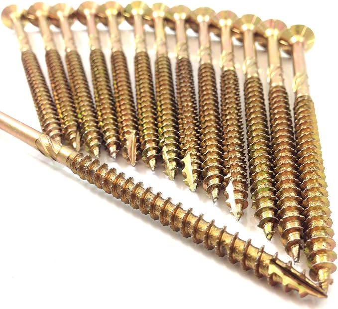 50 6 0mm X 150mm 12g Premium Cutter Thread Wood Screws POZI CSK 50-6-0mm-x-150mm-12g-premium-cutter-thread-wood-screws-pozi-csk