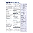 Microsoft Word 2010 Formatting Quick Reference Guide (Cheat Sheet of Instructions, Tips ...