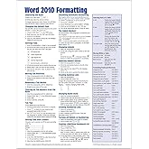 Microsoft Word 2010 Advanced Quick Reference Guide (Cheat Sheet of ...