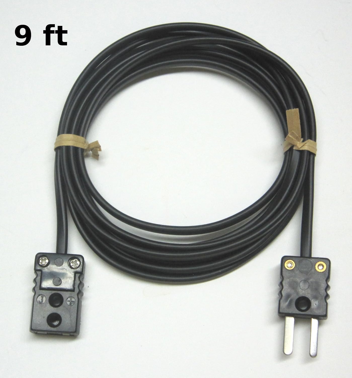 = 3 yard T-Type Thermocouple Extension Cable Wire with Miniature Mini ...
