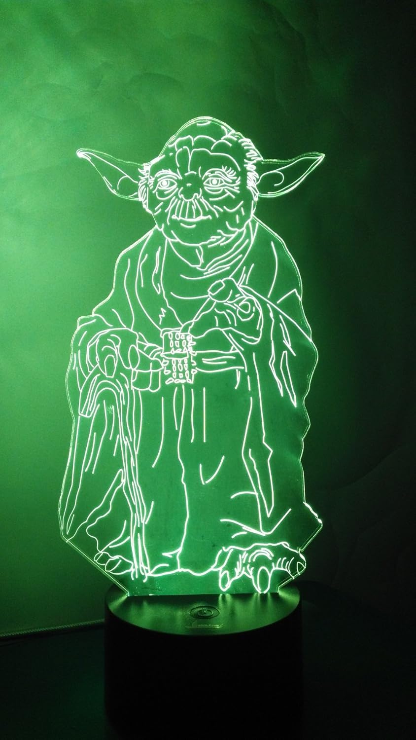 Yoda 3D Visualization Lamp – Technology for Recreational Use