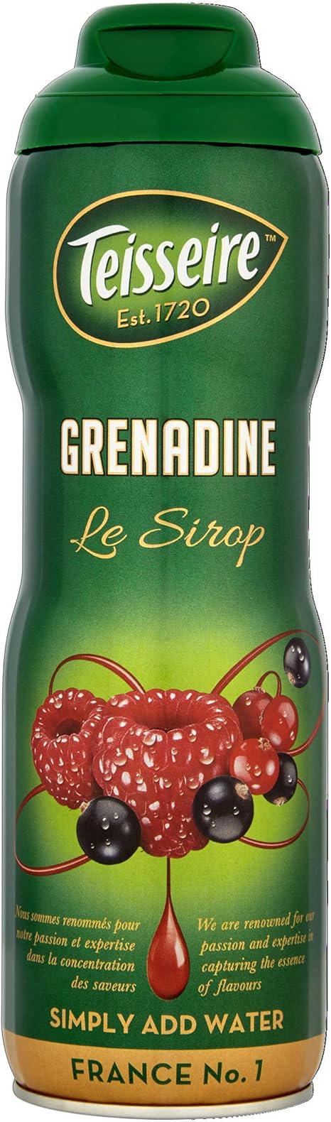 Teisseire Grenadine French Syrup Grenadine concentrate 750ml 25.4fl.oz ...