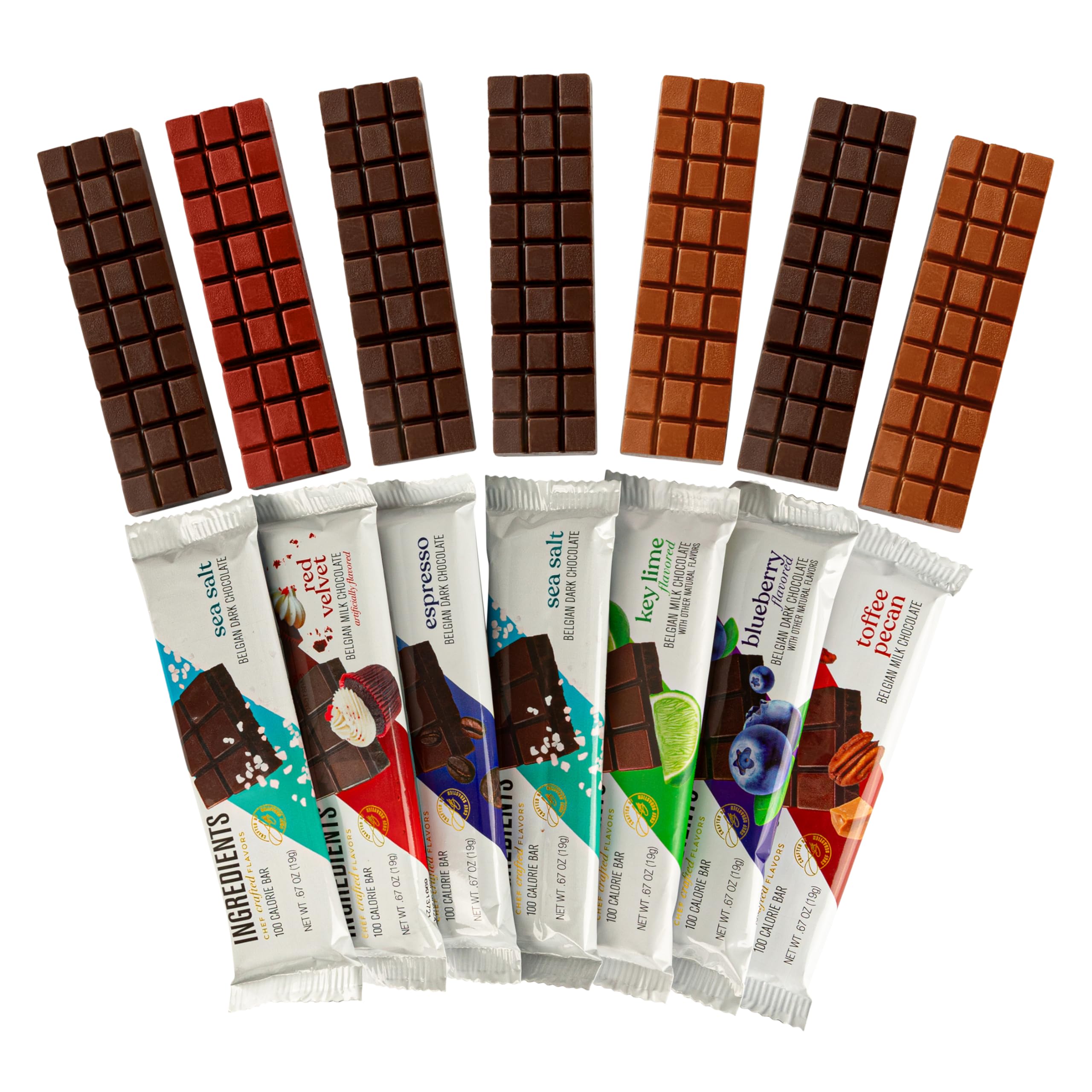 Mua Astor Chocolate 100 Calorie Bar Pack l 7 count 0.67oz Bars Variety ...