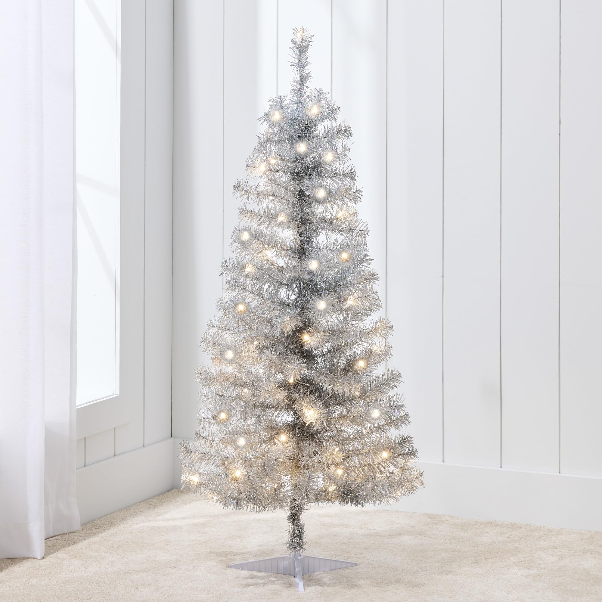 Best Choice Products 4ft Pre-lit Christmas Tree, Artificial Mini Tree Perfect for Kids ...