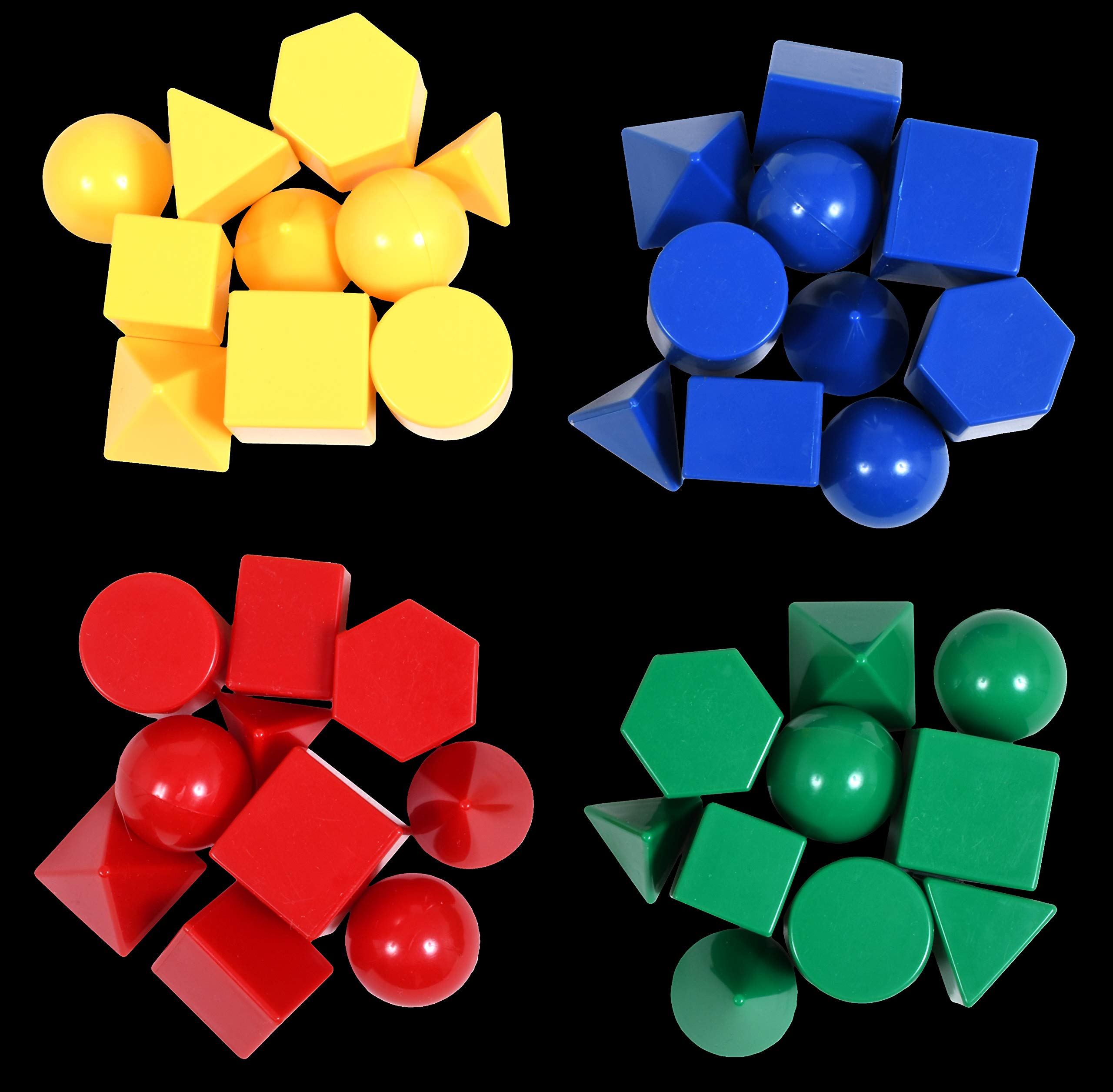 Edx Education Mini Geometric Solids - In Home Learning Toy for Early ...