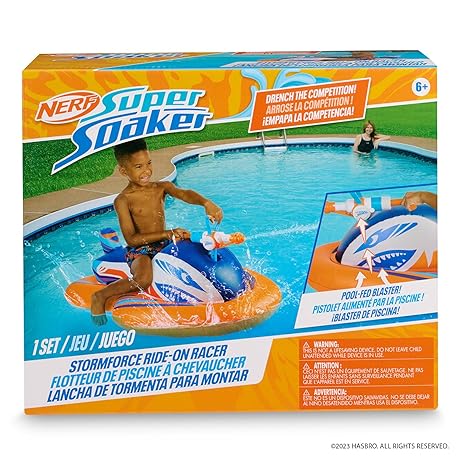 Mua Nerf Super Soaker Stormforce Ride-On Racer – Inflatable Pool Float ...