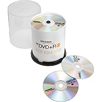 Amazon.com: Amazon Basics 4.7 GB 16x DVD+R Blank DVD Discs - 100 Pack ...