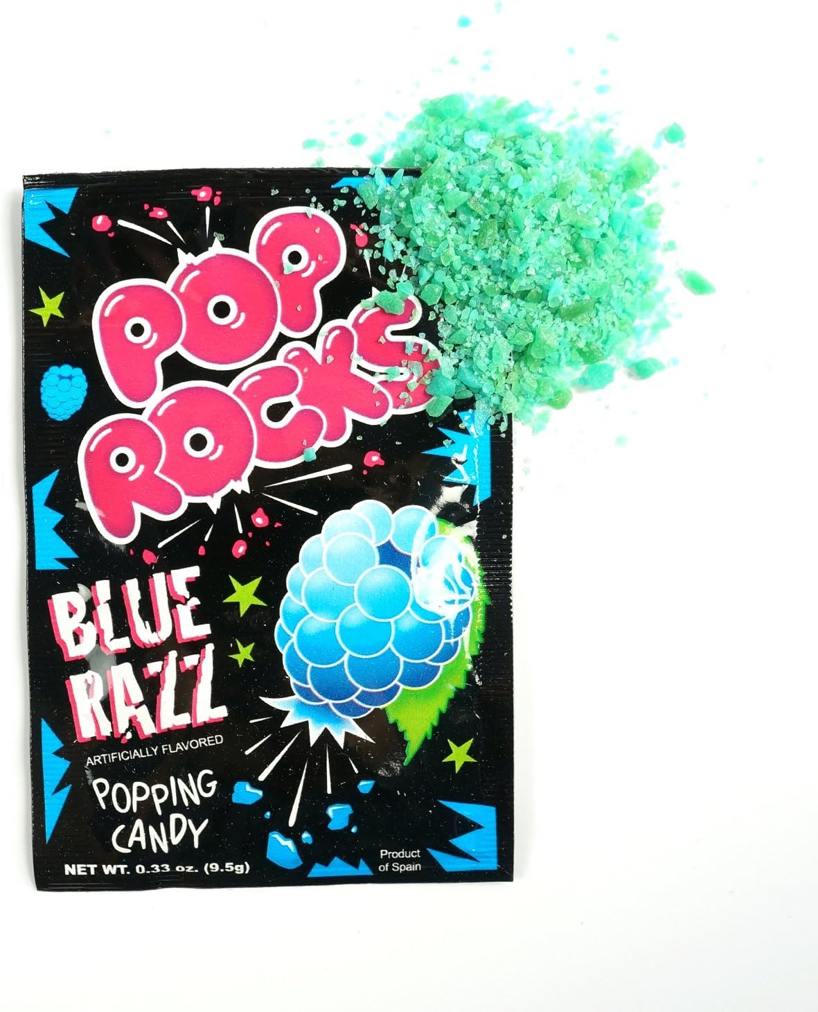 Pop Rocks popping Candy Blue Razz flavour 9.5g: Amazon.co.uk: Grocery