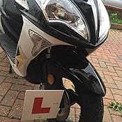 Motorcycle L-Plates Rigid Front & Rear Kit: Amazon.co.uk: Car & Motorbike