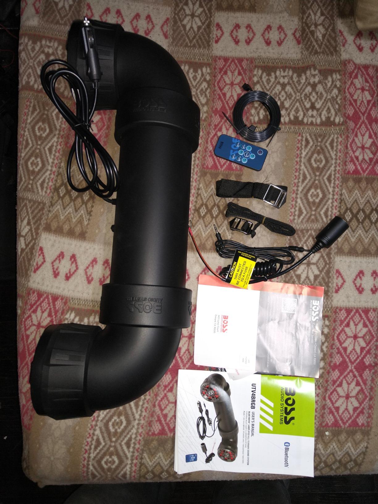$25/mo - Finance BOSS Audio Systems UTV4BRGB ATV UTV Weatherproof Sound ...
