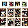 Amazon.com: 36pcs Reading Strategy Posters Classroom Decorations ...