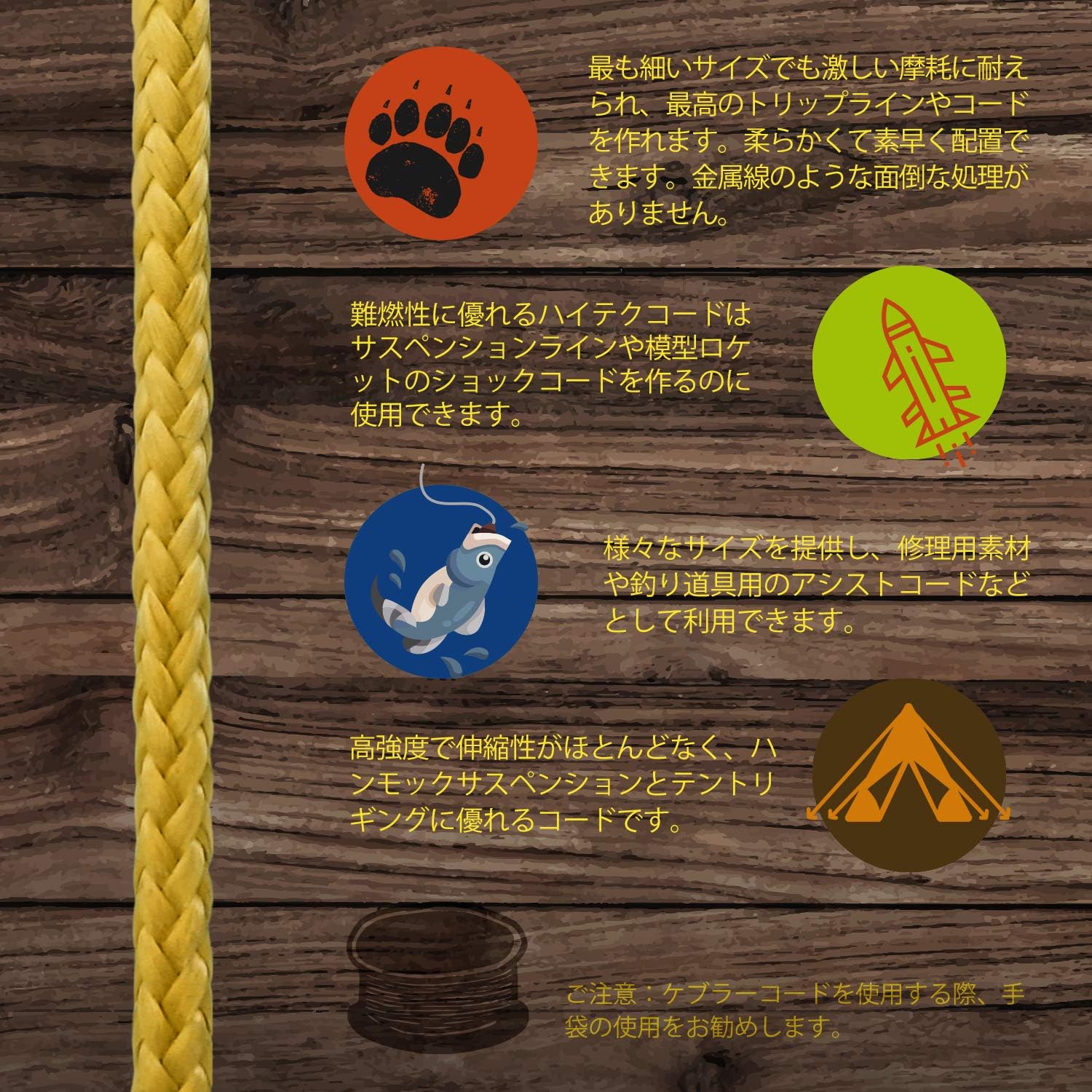 emma kites Twisted/Braided Kevlar Line on a Roll for Single Line Kite ...