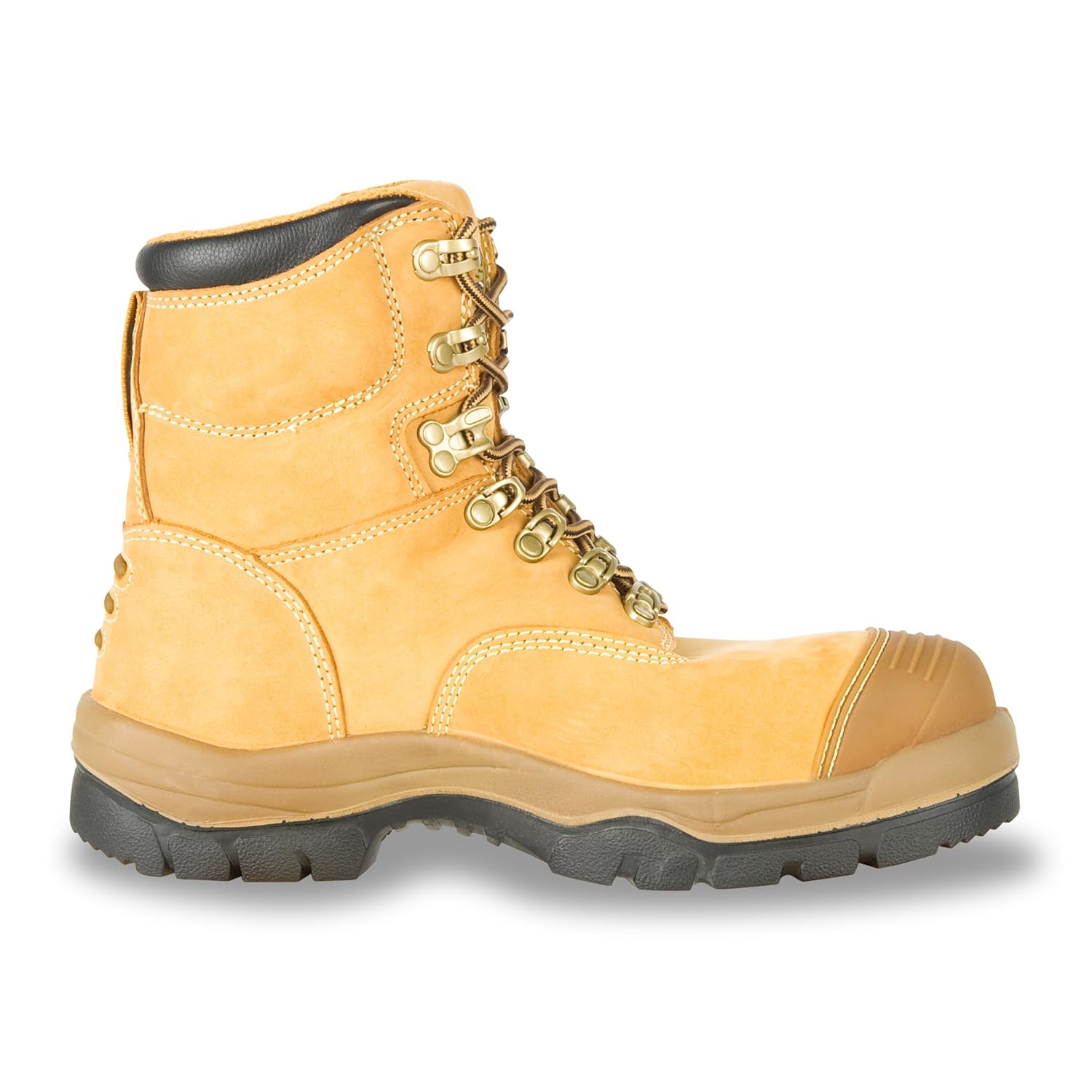 55232 Wheat Oliver 55 Series 6 Leather Mens Steel Toe Work Boots ...