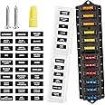 Amazon.com: RED WOLF 12 Way Fuse Block Blade Box Holder Standard Circuit Fuses Holder Fit Car ...