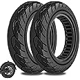 Amazon.com: Felixstory 10 inch Solid Rubber Tire, 10x2.125, 50/75-6.1 Tubeless Tyre for Xiaomi ...