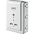 Amazon.com: APC Wall Outlet Multi Plug Extender, P6W, (6) AC Multi Plug ...
