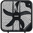 Amazon.com: SOHLER 3-Speed Box Fan For Full-Force Circulation, Upgrade ...