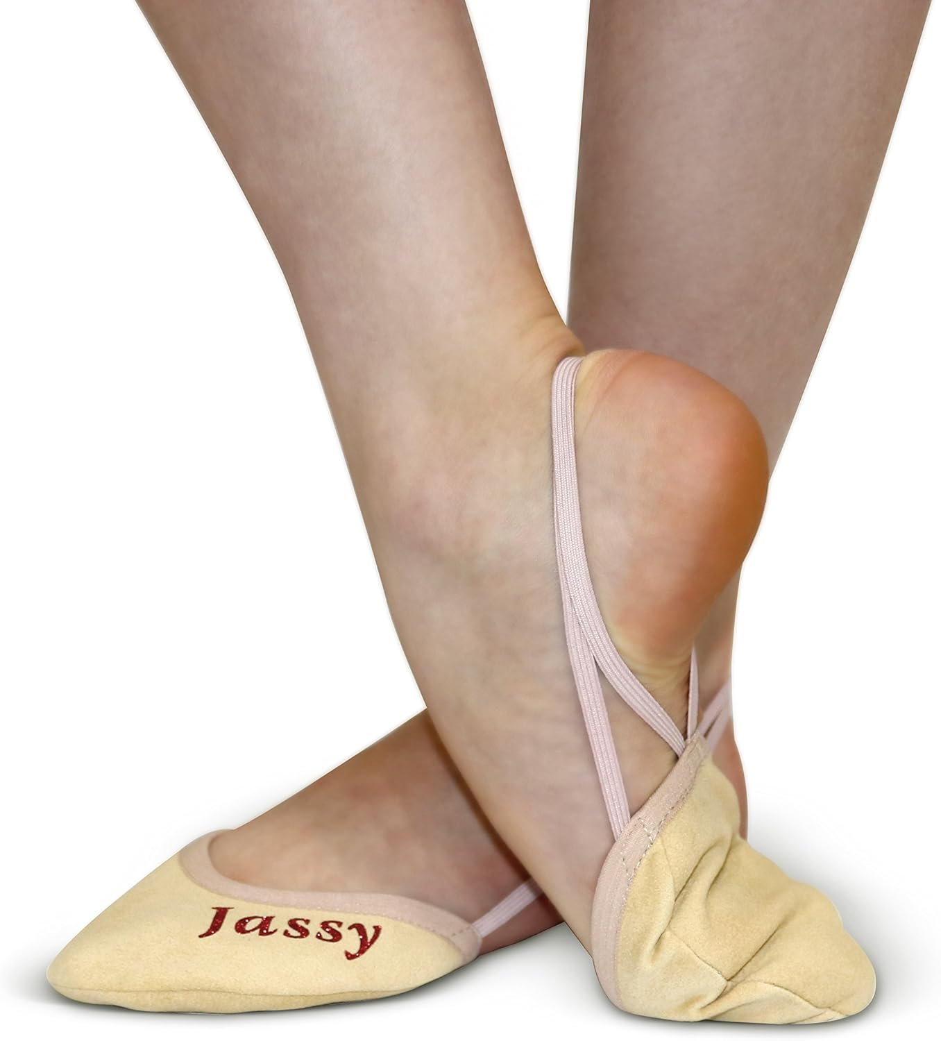 Amazon.com : Jassy Rhythmic Gymnastics Beginners Toe Shoes for All Ages ...