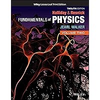 Amazon.com: Fundamentals of Physics, Volume 2: 9781119460145: Halliday, David, Resnick, Robert ...