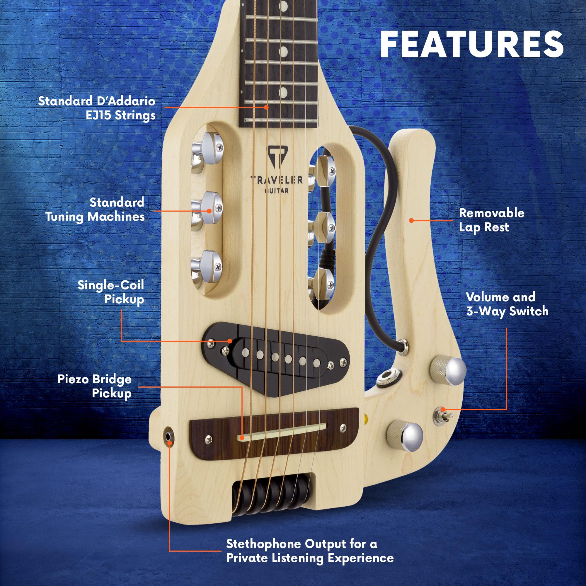 Mua Traveler Guitar 6 String Pro-Series (Maple), Right, (PS MPS) trên Amazon Mỹ chính hãng 2025 ...